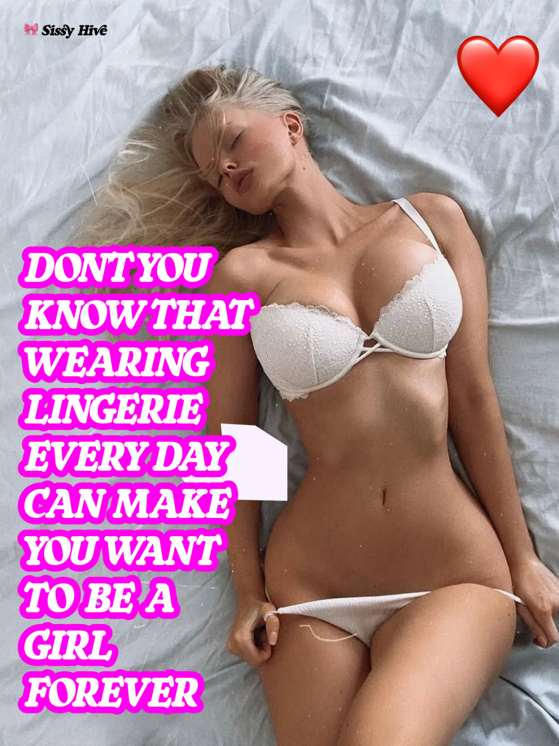 Sissy Lingerie Captions For Feminine Tease Sissy Hypno X